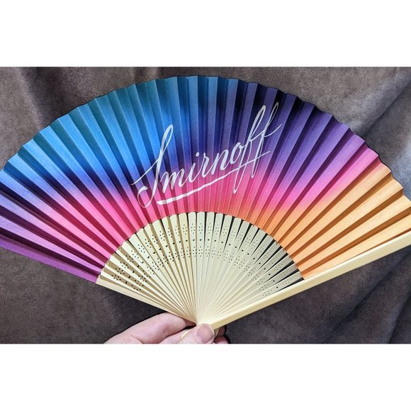 Accessories | Smirnoff Rainbow Pride Fan | Poshmark